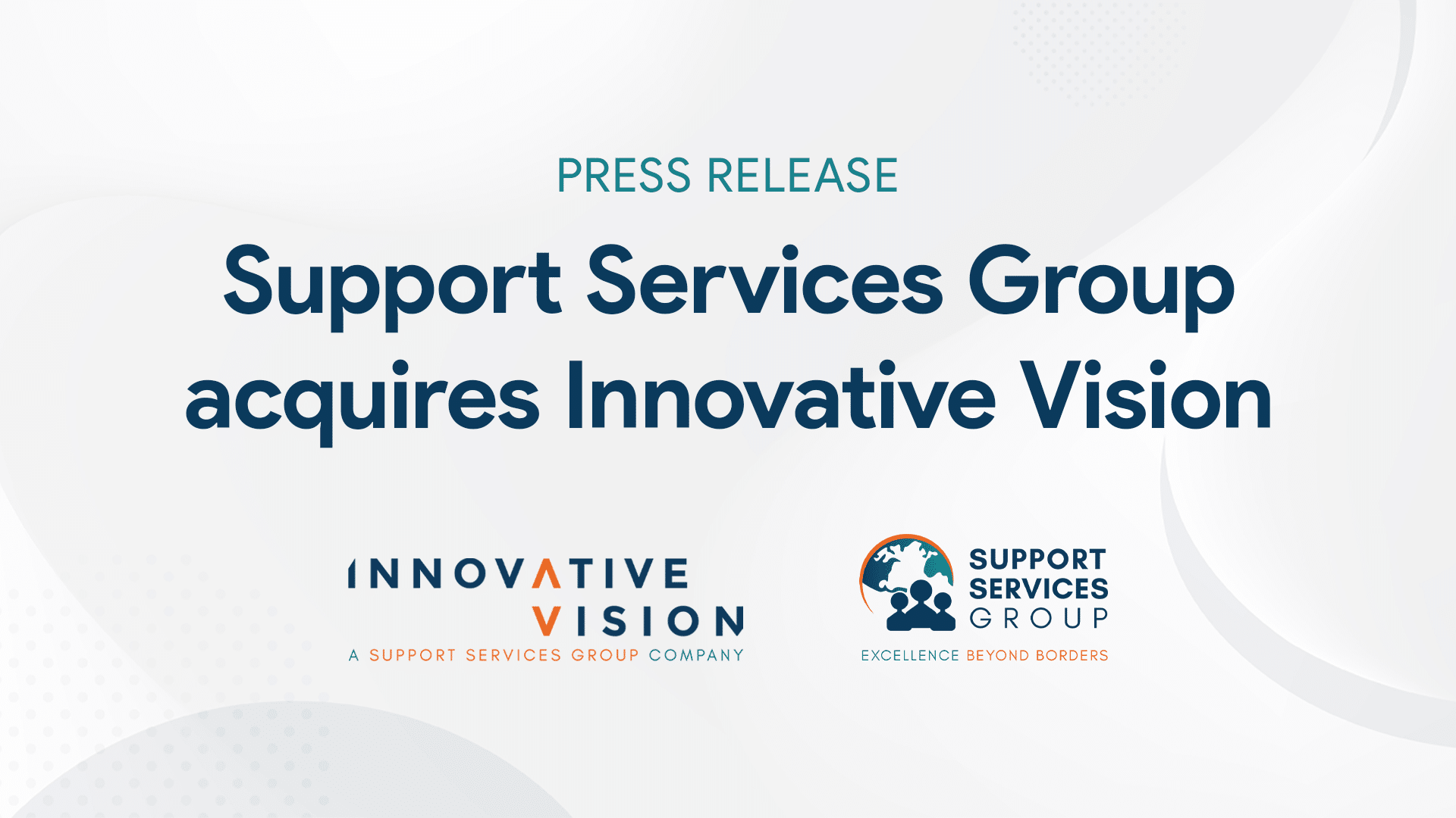 Support Services Group acquires Innovative Vision - Support Services Group